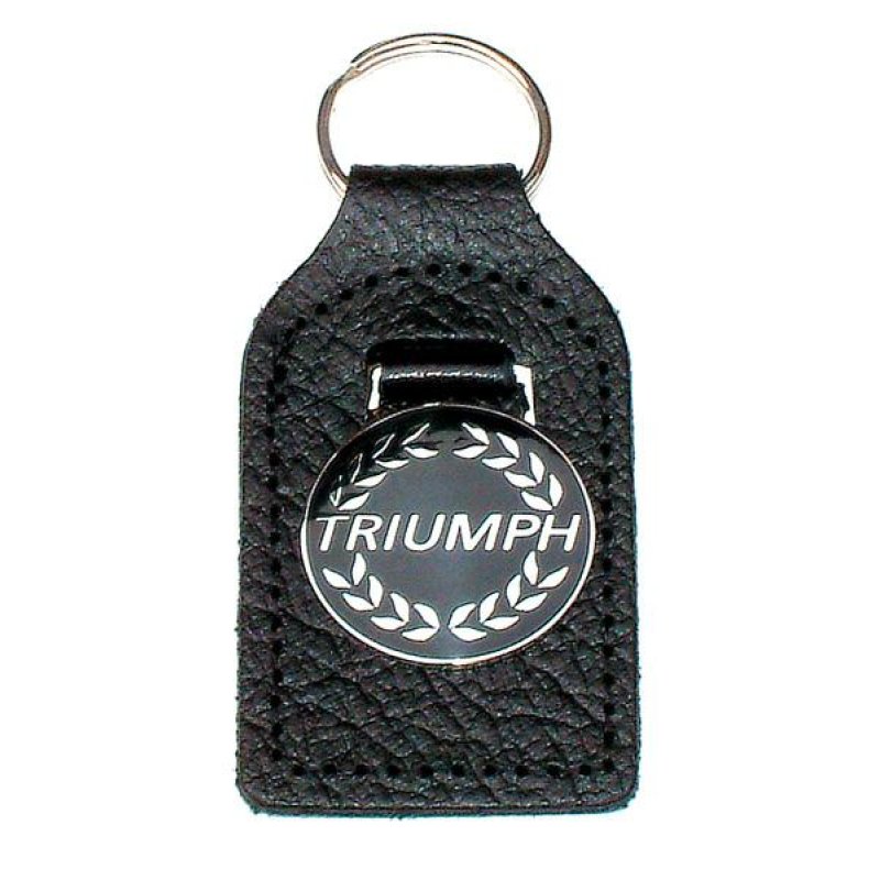 TRIUMPH LAUREL LEATHER KEY FOB | The Triumph Sports Six Club